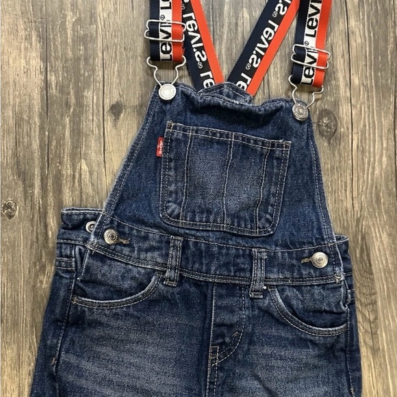 Levi's | Bottoms | Levis Blue Denim Overalls With Adjustable Straps ...